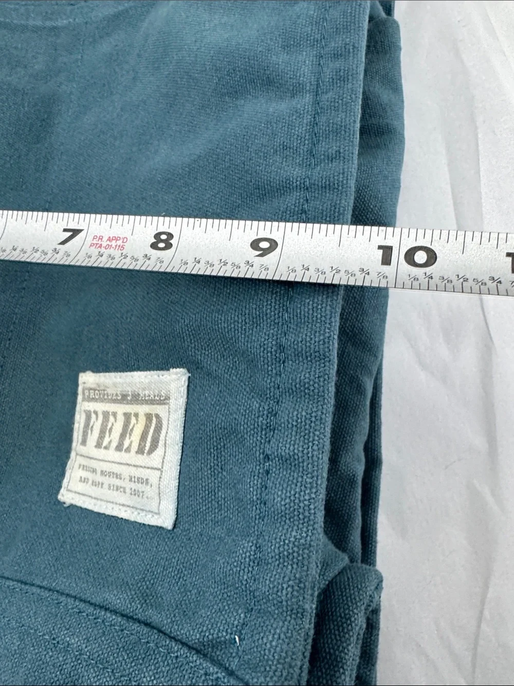Feed | Bags | Feed Projects Canvas Market Tote In Sea Blue Teal Medium ...